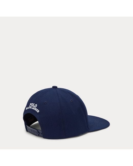 Polo Ralph Lauren Twill High-Crown Ball Cap in Blue for Men | Lyst UK