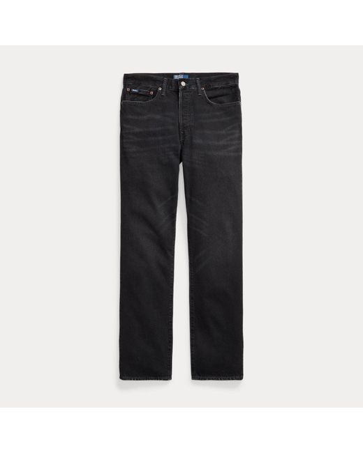 Polo Ralph Lauren Heritage Straight Fit Jean in Black for Men | Lyst UK