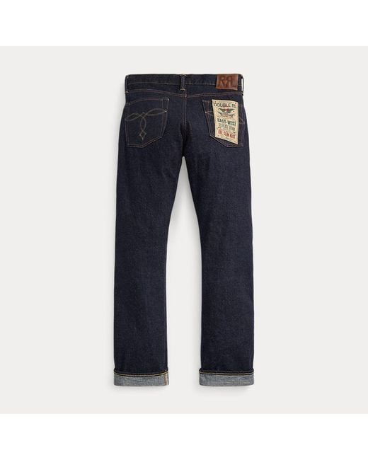 RRL Slim Boot East-West Selvedge Jean in Blue for Men | Lyst UK