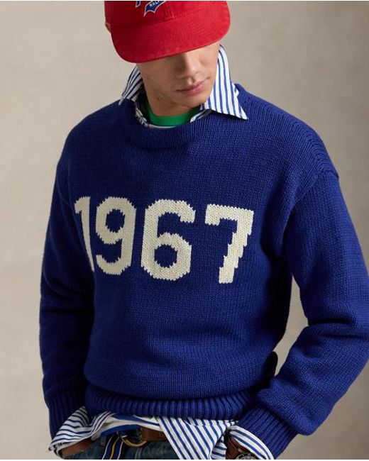 Polo Ralph Lauren The 1967 Jumper in Blue for Men | Lyst UK