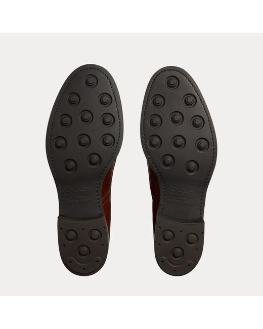 Ralph Lauren Ralph Lauren Hand-burnished Pebbled Leather Boot in Brown ...