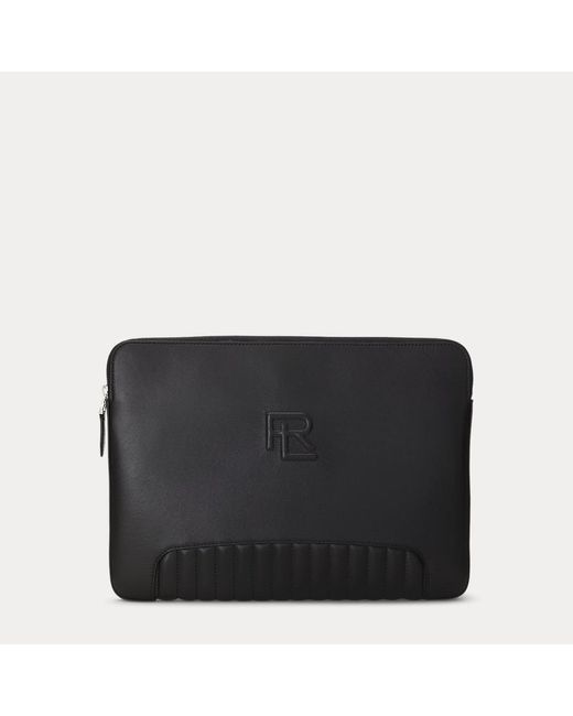 Ralph Lauren Quilted Leather Tech Case in Black for Men | Lyst UK