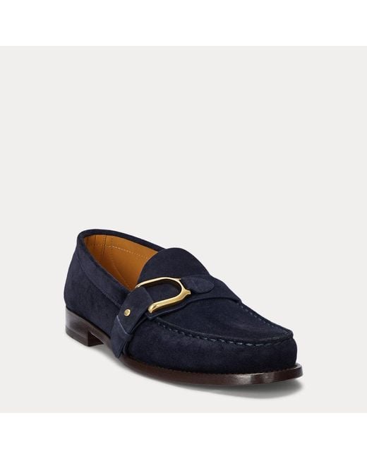 Ralph Lauren Ralph Lauren Welington Perrin Calf-suede Loafer in Blue ...