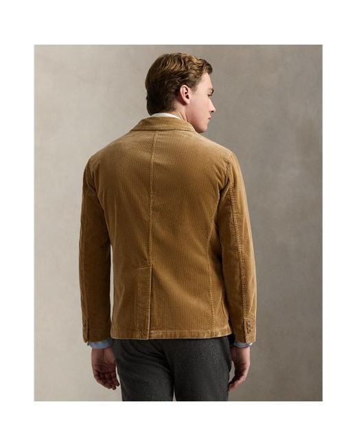 Polo Ralph Lauren Modern Stretch Corduroy Sport Coat in Brown for Men | Lyst UK