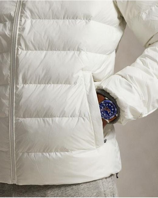 Polo Ralph Lauren The Colden Packable Down Jacket in Natural for Men | Lyst UK