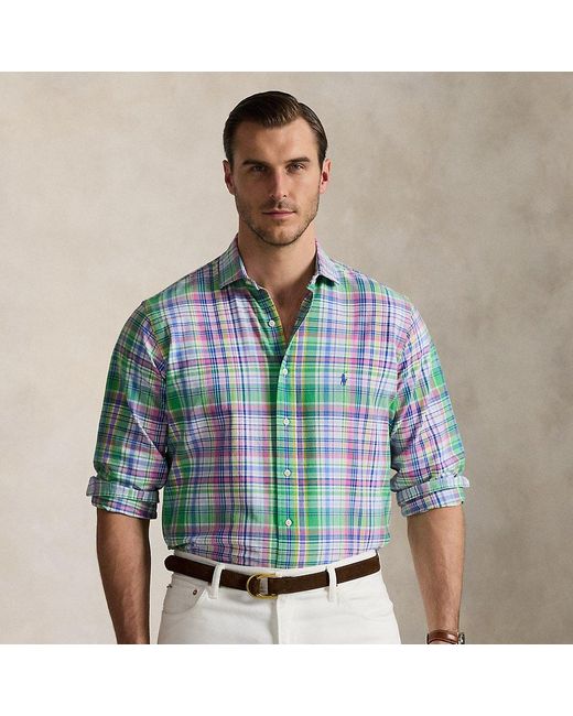 Polo Ralph Lauren Ralph Lauren Plaid Oxford Shirt in Blue for Men | Lyst