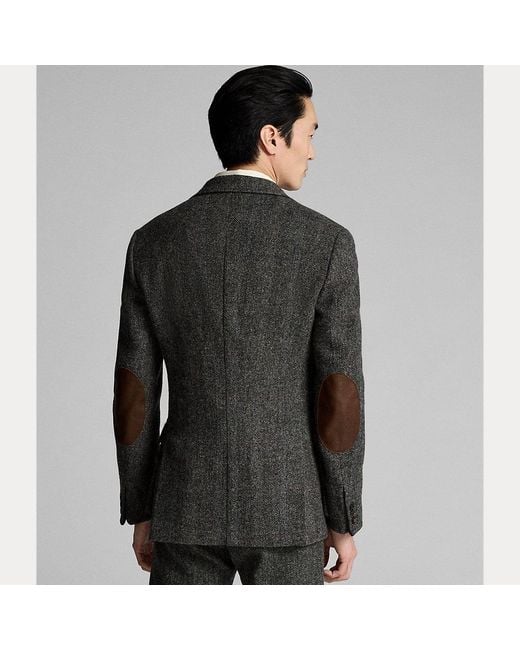 Ralph Lauren Ralph Lauren Wool Herringbone Suit Jacket in Gray for Men | Lyst