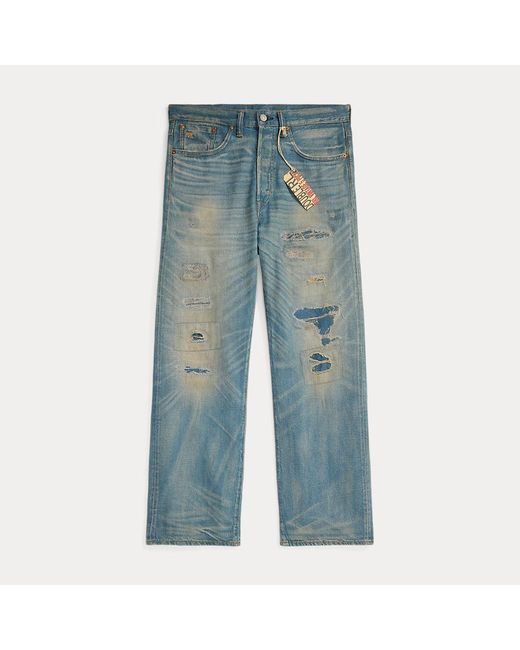 Ralph Lauren Ralph Lauren 5-Pocket Plainfield Selvedge Jean in Blue for ...