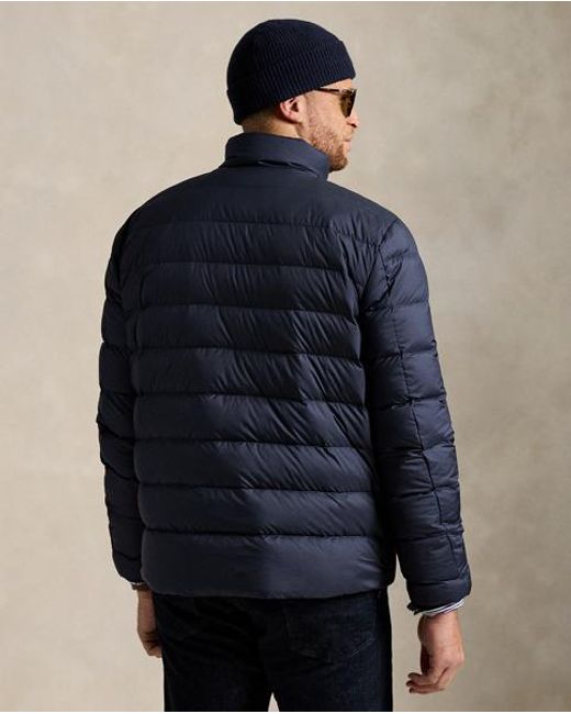 Ralph Lauren The Colden Packable Matte Jacket in Blue for Men | Lyst UK