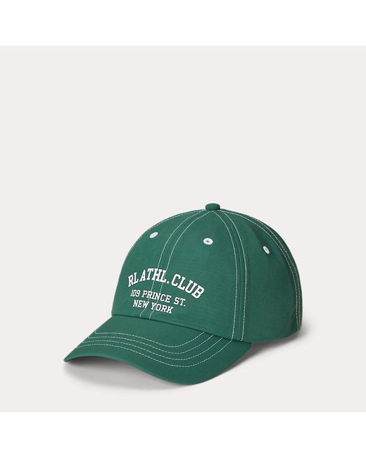 Ralph Lauren Ripstop Ball Cap in Green for Men | Lyst