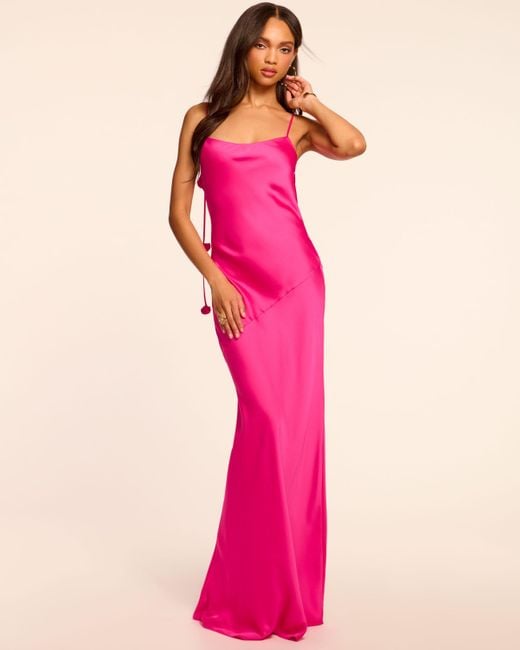 Ramy Brook Hansel Cowl Neck Sleeveless Gown in Natural | Lyst