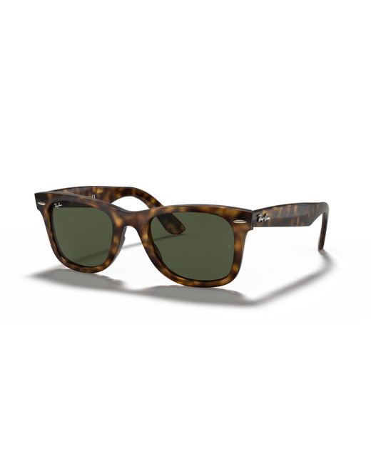 Ray-Ban Wayfarer Ease Sunglasses Frame Green Lenses in Black | Lyst UK
