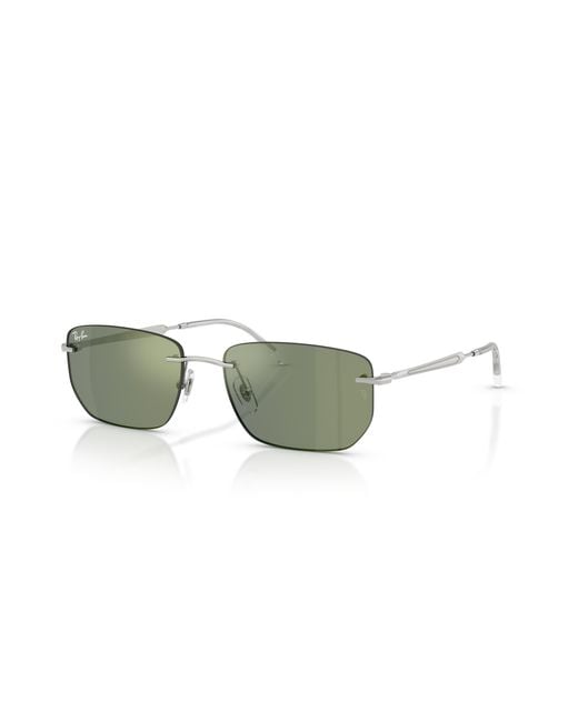 Ray-Ban Rb3768 Sunglasses Frame Green Lenses in Black | Lyst UK