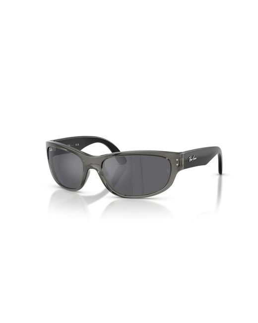 Ray-Ban Balorama Kids Bio-based Sunglasses Frame Silver Lenses in Black ...