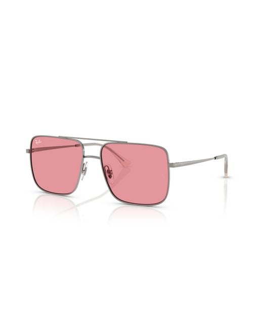 Ray-Ban Ari Bio-based Sunglasses Frame Pink Lenses in Black | Lyst