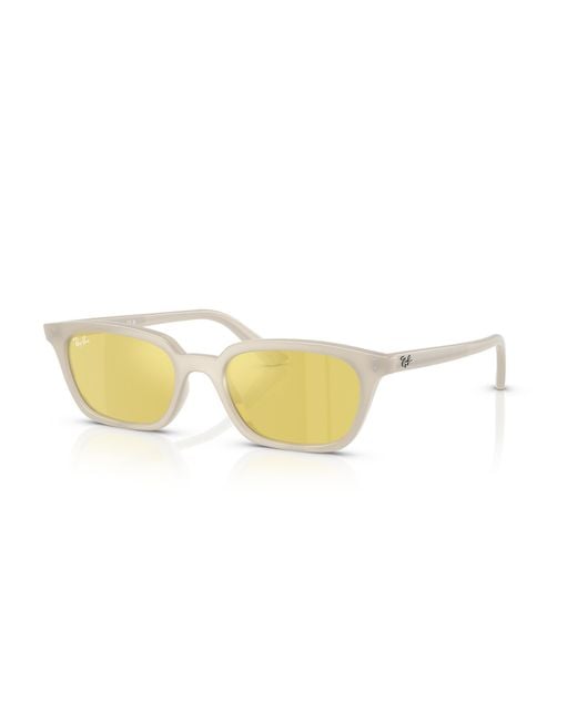 Ray-Ban Zaya Bio-based Sunglasses Frame Yellow Lenses in Black | Lyst