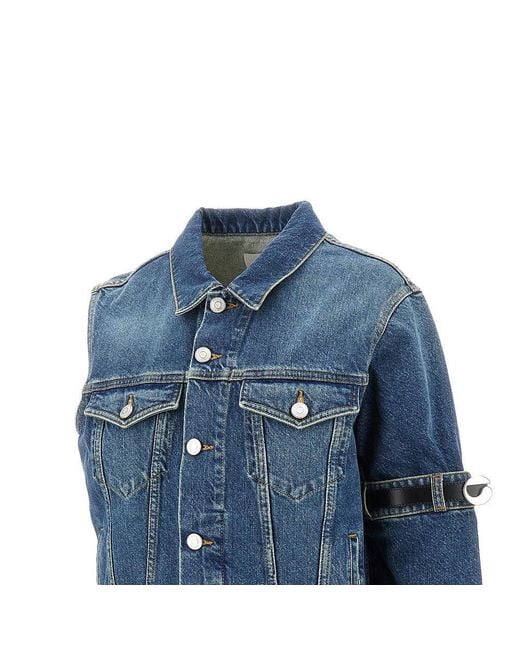 Coperni One-Arm Denim Jacket in Blue | Lyst
