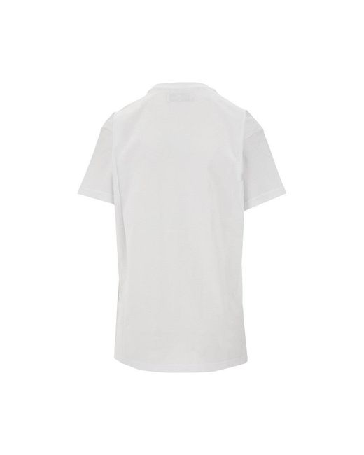 Vivienne Westwood Orb Logo Emrboidery T-Shirt in White | Lyst