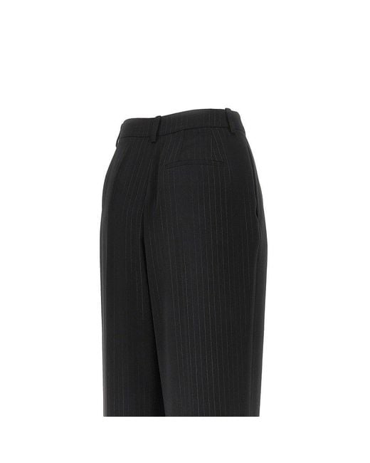 Emporio Armani Cady Pants With Darts in Black | Lyst UK