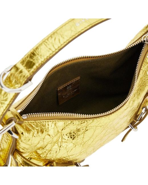 Givenchy Mini 'Voyou' Laminated Leather Bag in Yellow | Lyst