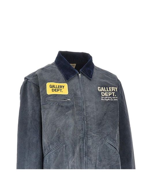 GALLERY DEPT. Mechanic Canvas Bomber Jacket in Blue for Men | Lyst UK
