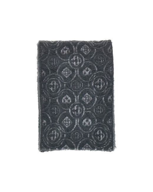 CASABLANCA Fluffy Monogram Scarf in Grey for Men | Lyst UK