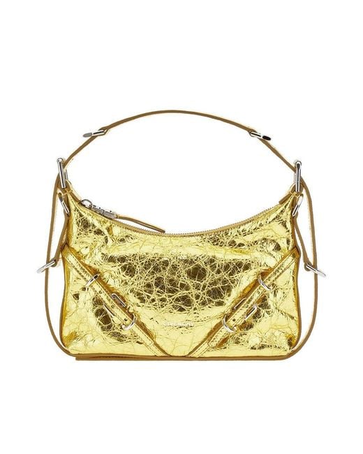 Givenchy Mini 'Voyou' Laminated Leather Bag in Yellow | Lyst