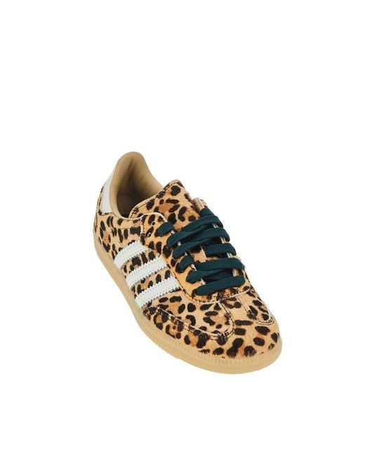 adidas Originals Calfhair 'Samba Og' Sneakers in Natural | Lyst UK