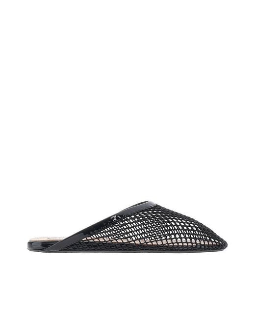 Alaïa Net Mules in Black | Lyst