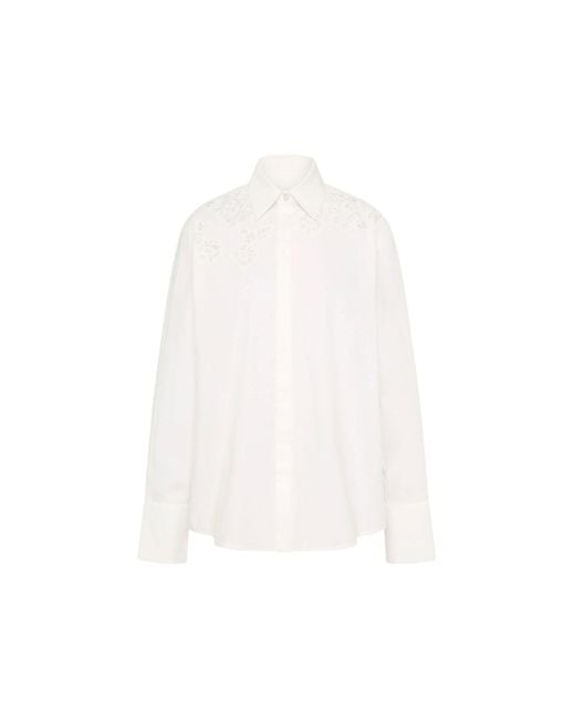 Rebecca Vallance Jovie Top in White | Lyst UK