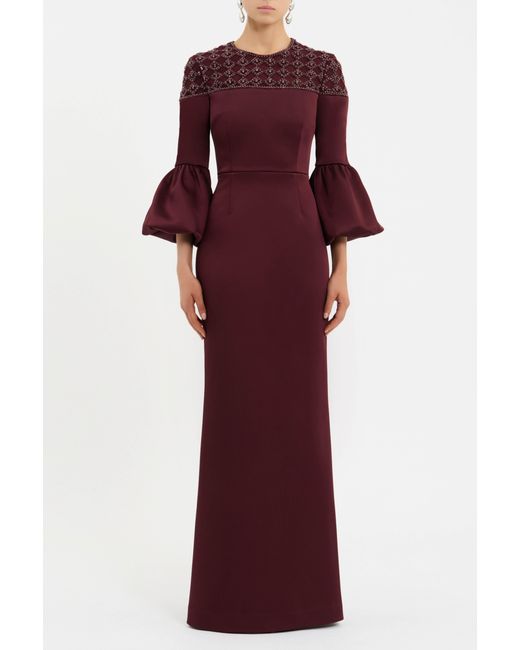 Rebecca Vallance Alora Gown in Red | Lyst UK