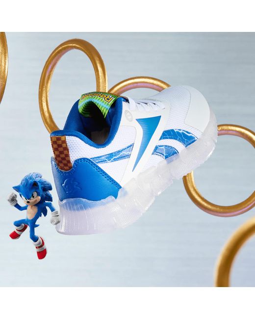 Reebok X Sonic 3 Zig 'n' Glow Elastic Lace Shoes - Preschool in Blue | Lyst