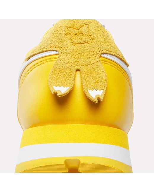 Reebok X Sonic 3 Classic Leather Shoes - Grade School in Yellow | Lyst