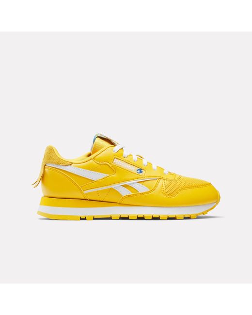 Reebok X Sonic 3 Classic Leather Shoes - Grade School in Yellow | Lyst
