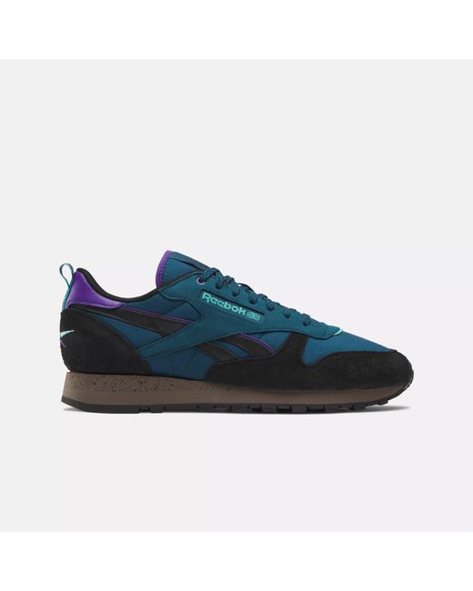 Reebok Classic Leather Shoes in Blue | Lyst