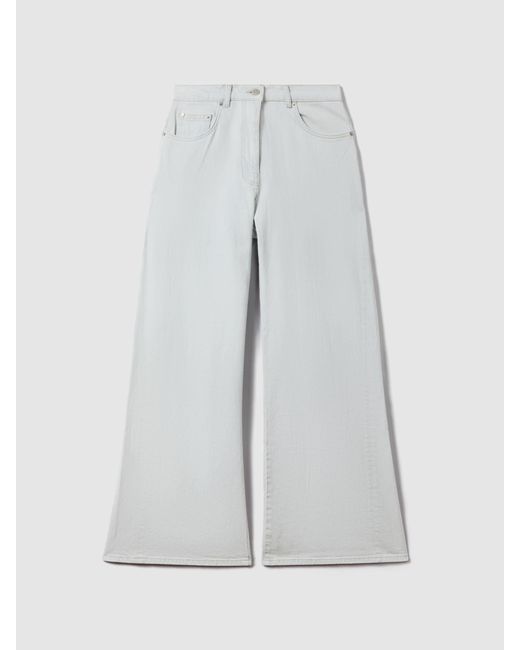 Reiss Flared Side Seam Jeans in Blue | Lyst
