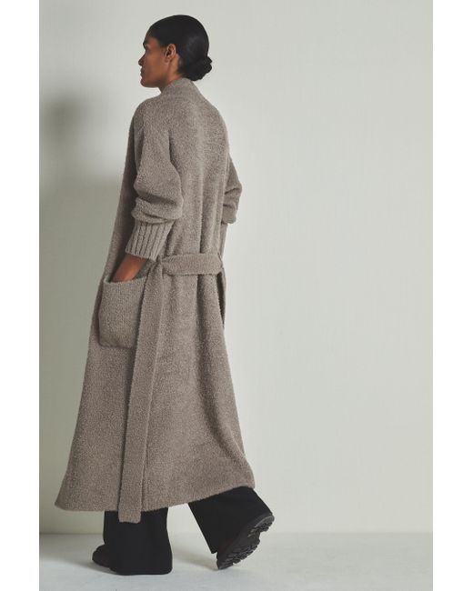 Les 100 Ciels Mink | S Bouclé Cardigan With Wool | Lyst