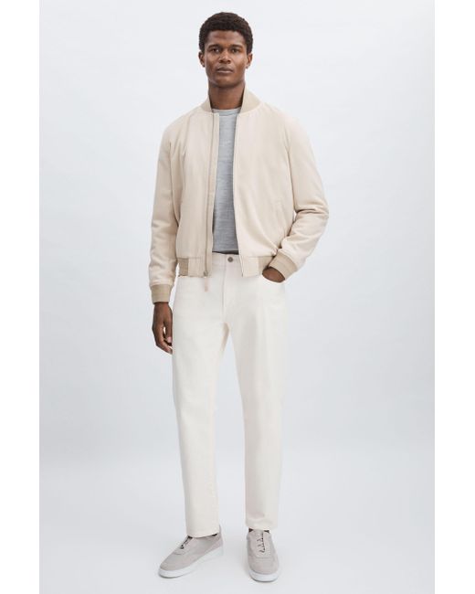 PAIGE Zip-Through Jacket in White for Men | Lyst
