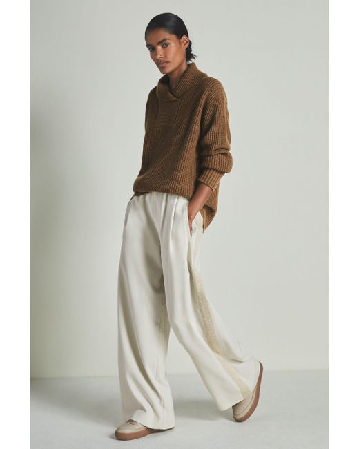 Les 100 Ciels Chestnut | S Wool And Cashmere Jumper in Brown | Lyst