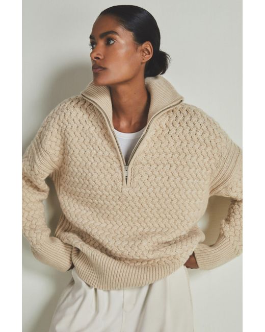 Les 100 Ciels Stone | S Wool And Cashmere Jumper in Natural | Lyst