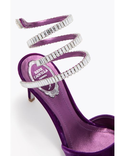 Rene Caovilla Cleo Spark Sandal in White | Lyst UK