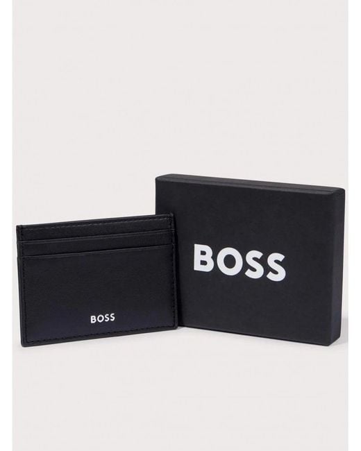 BOSS Randy Card Case Wallet in Black for Men | Lyst UK