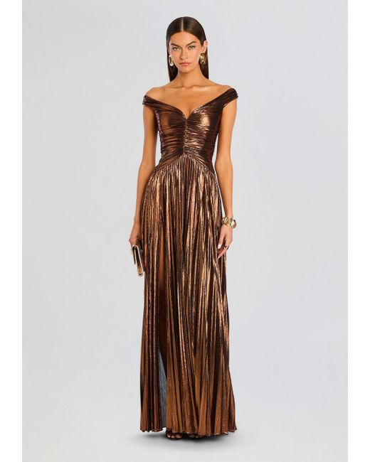 retroféte Ismene Dress in Brown | Lyst