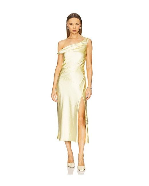 Nia Tori Dress in Metallic | Lyst