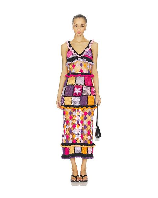 Celiab Saturn Dress in White | Lyst UK