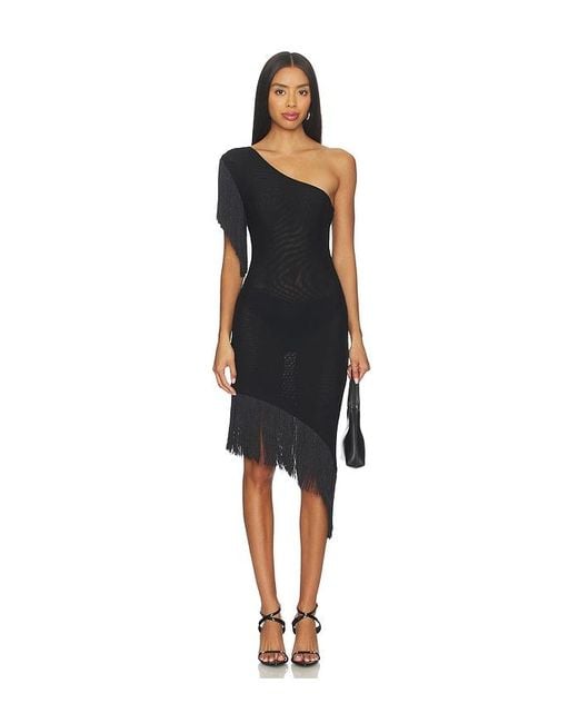 superdown Tisa Dress in Black | Lyst