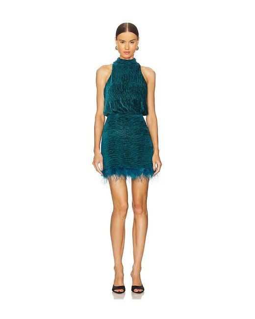 Saylor Piper Dress in Blue | Lyst