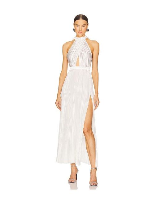 L'idée Renaissance Split Gown in White | Lyst