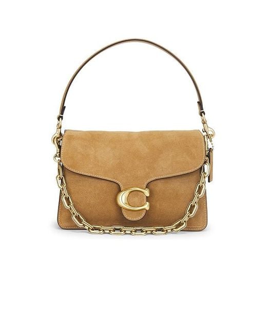 COACH Suede Chain Tabby Shoulder Bag | Lyst