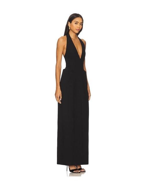 Misha The Delta Dress in Black | Lyst UK
